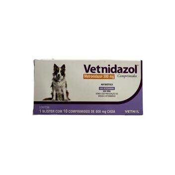 Vetnidol 300 Mg - 10 Comprimidos - Vetnil - Farmácia Pet - Magazine Luiza