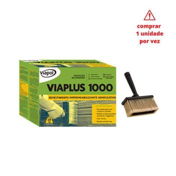 Viaplus 1000 18Kg + Broxa Roma - Viapol - Impermeabilizante - Magazine ...