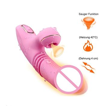 Vibrador Sugador De Clitóris Vai e Vem Aquecimento Ponto G Olivia Dibe - Vibrador - Magazine Luiza