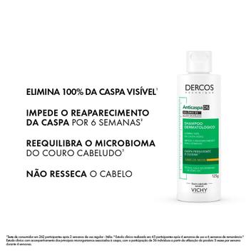 Vichy Dercos Anticaspa Intensivo Shampoo 125ml - Shampoo Dermocosmético ...