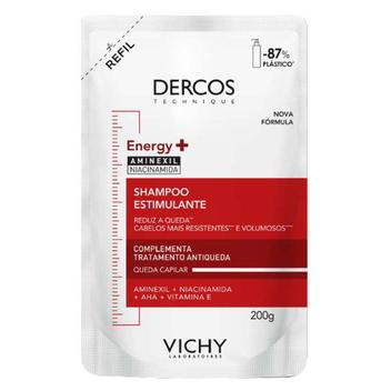 Vichy Dercos Energy+ Refil Shampoo Estimulante - Shampoo Dermocosmético ...