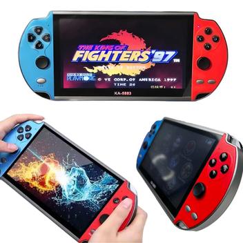 Vídeo Game console Portátil K5 X12 Tela grande 7,0 polegadas Diversão ...