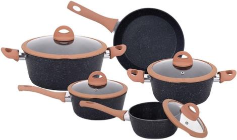 Viena Black Panelas de Indução Cerâmica - casambiente - Caçarola ...