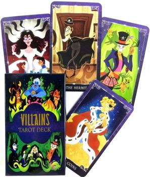 Villains Tarot Deck Tarô Vilões Da Disney Baralho de Cartas de Oráculo ...
