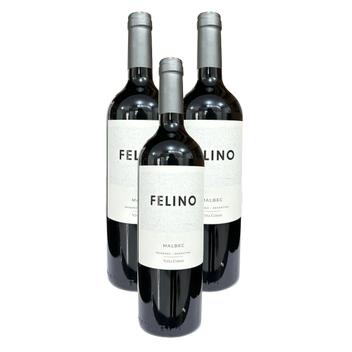 Vinho Argentino Malbec Felino Viña Cobos 750ml Kit 3 Un - Vinho ...
