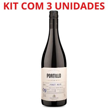 Vinho argentino portillo v uco pinot noir 750ml tto kit c/3 - SALENTEIN ...