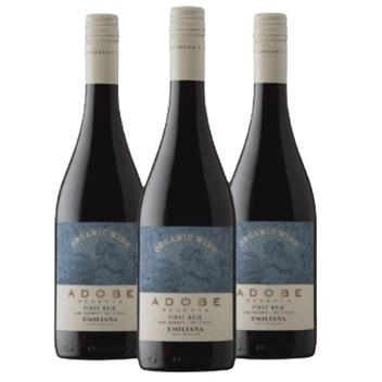 Vinho Chileno Emiliana Adobe Pinot Noir 750Ml (3 Garrafas) - Vinho ...