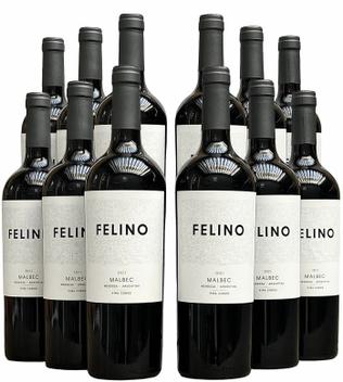 Vinho Felino Malbec Kit com 12 Garrafas Oferta - Viña Cobos - Vinho ...