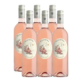 Vinho Francês Claude Val Paul Mas Rosé 750ml Kit 6 Unidades - Vinho ...