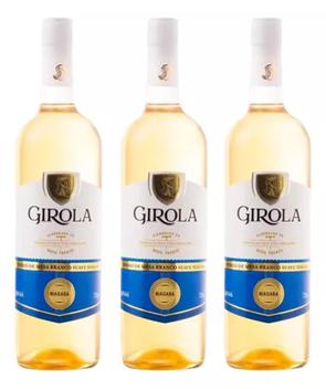 vinho kit c/3 un branco suave girola 750 ml - Vinho - Magazine Luiza