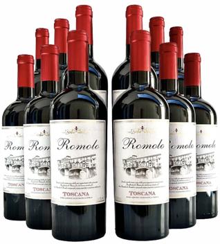 Vinho Romolo Rosso Toscana Igt Kit Com 12 Garrafas Oferta - Vinho ...