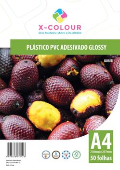 Vinil Pvc Branco Glossy Adesivo A4 130G/M2 50 Folhas X-Colour - Papéis ...
