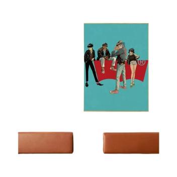 Vintage Gorillaz Hip Hop Kraft Papel Poster Adesivo DIY Decoração Para ...