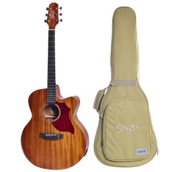 Violão Seizi Kaizen Neo Shogun Aço Jumbo Mahogany Satin + Bag - Violão ...