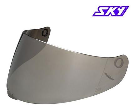 Viseira Capacete Sky Moto Cromada Nacional - MOTOSKY - Viseira de ...