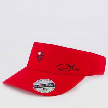 Viseira Flamengo Zico Vermelha - Supercap - Camisa de Time - Magazine Luiza