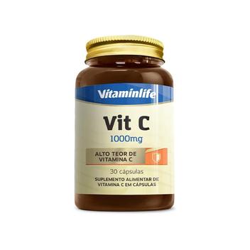 Vit C 1000Mg 30 Cápsulas Vitaminlife - Vitaminas A-Z - Magazine Luiza
