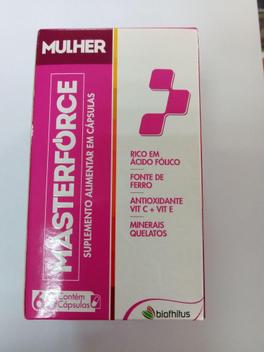 Vit Master force mulher - Biofhitus - Multivitamínico / Polivitamínico - Magazine Luiza