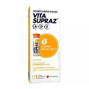 Vita Supraz A+D+E 1 Flaconete De 3ml - UNIAO QUIMICA - Multivitamínico ...