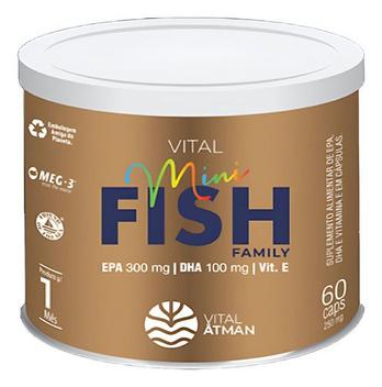 Vital Mini Fish Vital Atman Omega 3 - 60 Caps Lançamento - Ômega 3 ...