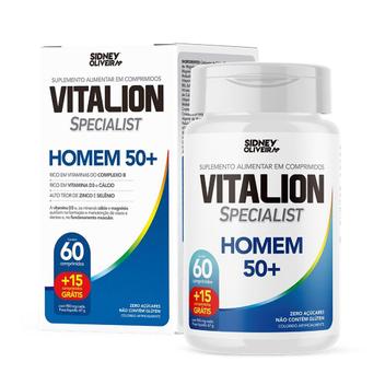 Vitalion specialist homem 50+ com 75 comprimidos - Sidney Oliveira ...