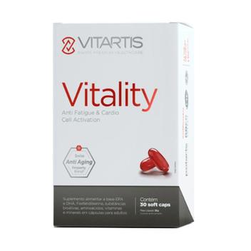 Vitality 30 caps Vitaris - Vitartis - Ômega 3 / Óleo de Peixe - Magazine Luiza