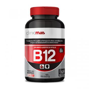 Vitamina B12 60 Cápsulas Clinicmais - Vitaminas A-Z - Magazine Luiza