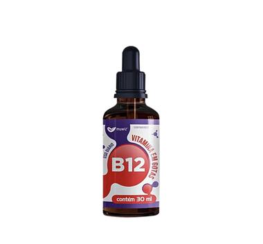 Vitamina B12 Em Gotas 30ml Sabor Maracujá - Muwiz - Vitaminas A-Z ...