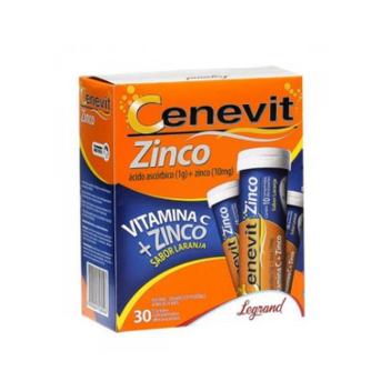 Vitamina C Cenevit Zinco 1G 10Mg Laranja Com 30 Comprimidos - Vitaminas ...