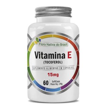 Vitamina E tocoferol 60 Softcaps 500mg - Flora Nativa do Brasil ...