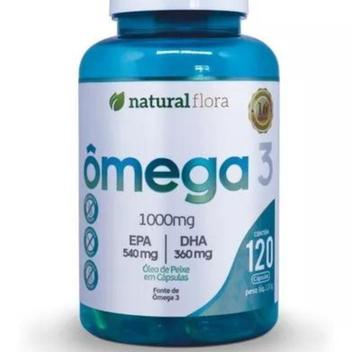 Vitamina Ômega 3 Epa 540 Dha 360 - 120 Caps - Natural Flora - Ômega 3 ...