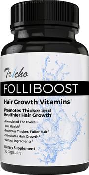 Vitaminas para crescimento capilar Folliboost Tricho com fornecimento ...