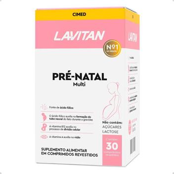 Vitaminas Pre-Natal Multi 30 Comprimidos Lavitan - Multivitamínico ...
