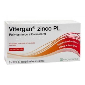 Vitergan Zinco Plus Marjan 30 Comprimidos Revestidos - Outros Saúde e ...