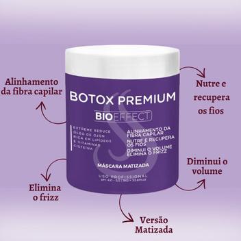 Vloss Botox Premium Bio Effect Máscara Alisante Anti Frizz Matizadora ...