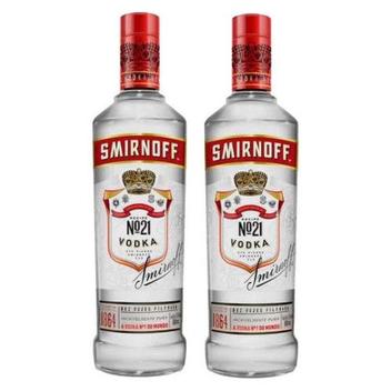 Vodka Smirnoff 600ml 2 Unidades - Vodka - Magazine Luiza