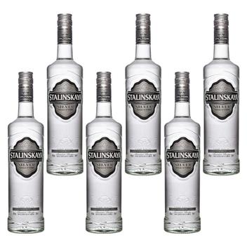 Vodka Stalinskaya Silver - 1L Kit6 - Vodka - Magazine Luiza