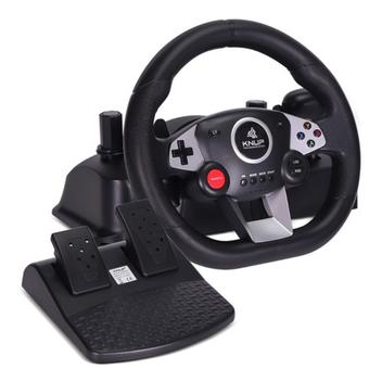 Volante Gamer - Pedais Acelerador e Freio - Vibração - Compativel ...