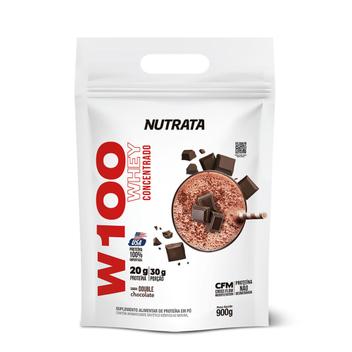 W100 Whey Concentrado Refil Nutrata - 900g - Whey Protein Concentrado ...