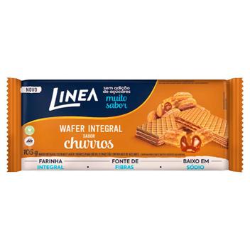 Wafer Integral Recheio Churros Zero Açúcar 105g - Linea - Línea - Wafer ...