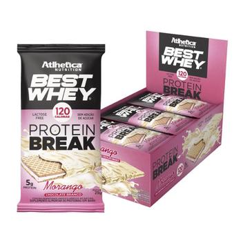 Wafer Proteico Best Whey 25g 12 unidades Atlhetica Nutrition ...