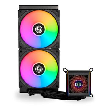 Water Cooler GA II LCD 280 RGB, Preto - GA2ALCD28B BLACK - Lian Li ...
