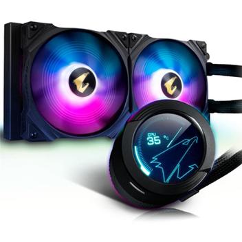 Water Cooler Gigabyte Aorus 240mm RGB Intel/AMD LCD - Water Cooler ...