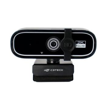 Webcam C3tech Qhd 2k Wb-200bk Preto - C3 TECH - Webcam - Magazine Luiza