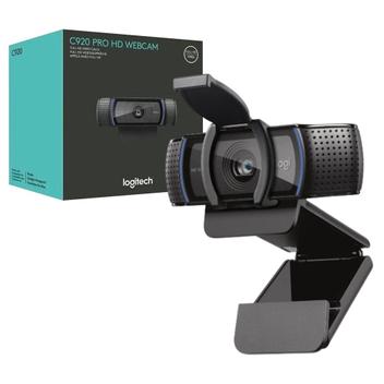 Webcam Full HD 1080p C920 Box C920S Pro Logitech - Webcam - Magazine Luiza