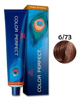 Wella Color Perfect 6-73 Louro Escuro Marrom Dourado 60g - Tinta de ...