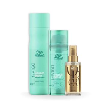 Wella Volume Boost Sh 250ml + Masc 150ml + Oleo 100ml - Wella ...