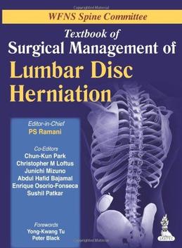 Wfns spine committee textbook of surgical managem of lumbar disc ...