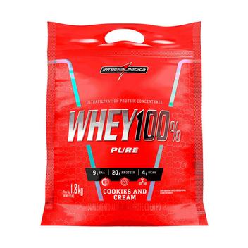Whey 100% Pure Concentrate Sabor Cookies E Cream Refil 1,8kg Integralmedica - Integralmedica ...