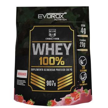 Whey 100% Refil 907g Evorox Nutrition - Chocolate - Whey Protein ...